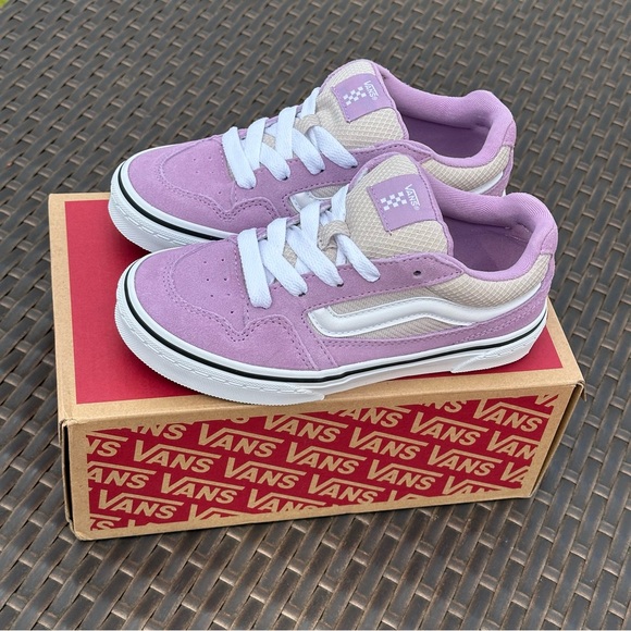 Vans | Shoes | New Vans Purple Suede Caldrone Low Top Sneakers Youth ...